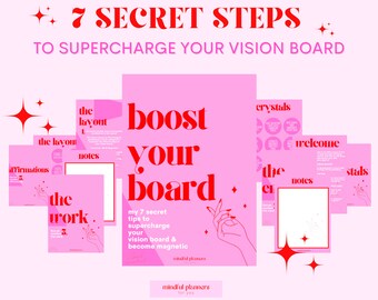 Vision Board & Guide - Etsy