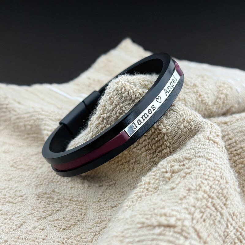 Custom Mens Bracelet - Etsy