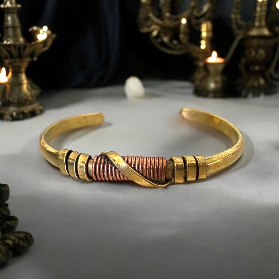 Hammered Copper Bracelet, Rustic Viking Style, Pure Copper Bracelet, Copper Cuff Bangle ...