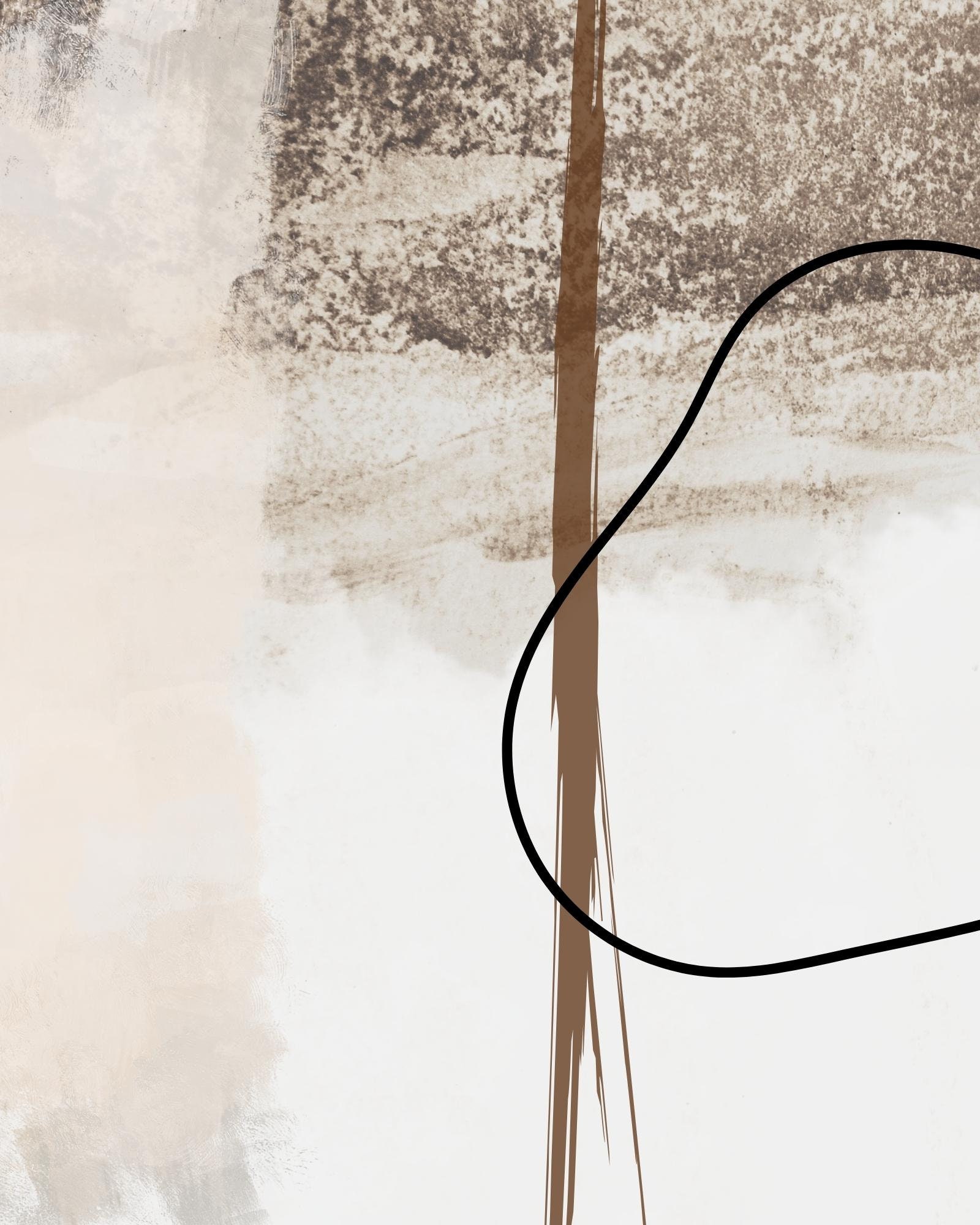 Minimalist Modern Line Abstract Art Printable Gallery Set of - Etsy