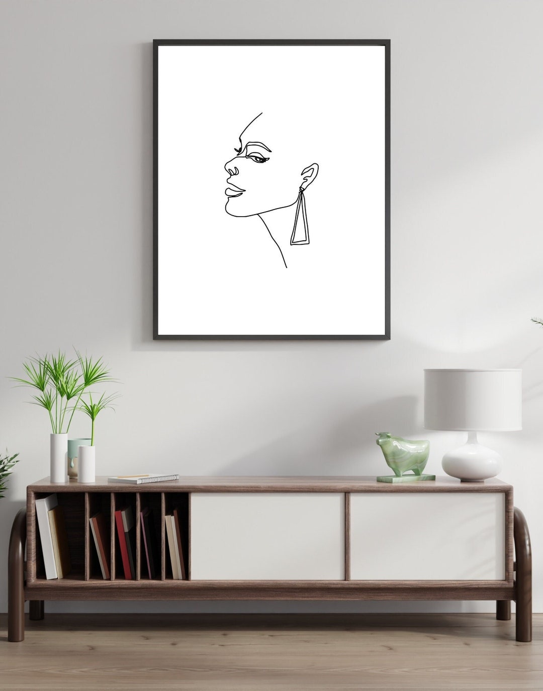 Minimal Woman Line Art Set, Abstract Woman Line Drawing , Feminist Wall ...