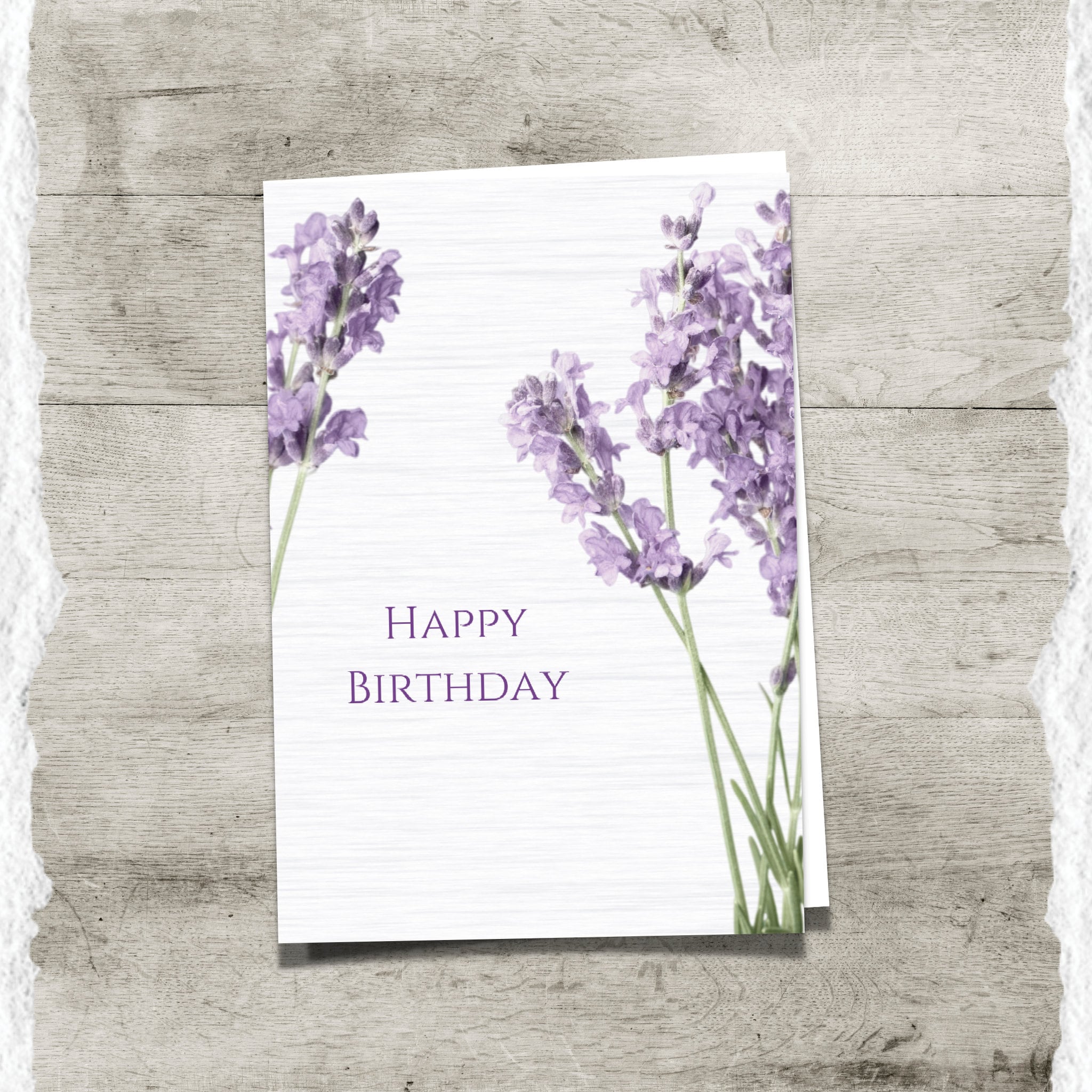 Happy Birthday Purple Flower Images