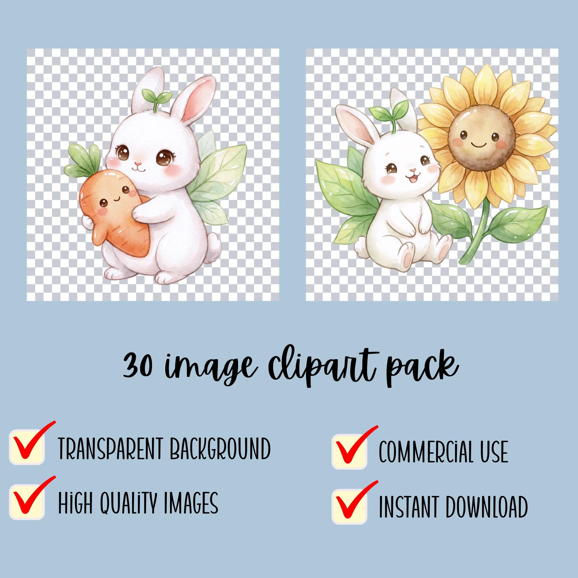 Bunny Clipart PNG, Fairy Clipart, Rabbit Sprout Fairy, Garden Fairy ...