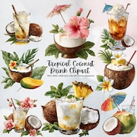 Coconut SVG Bundle\ Coconut\ Coconut Png\ Coconut Vector\ Coconut ...