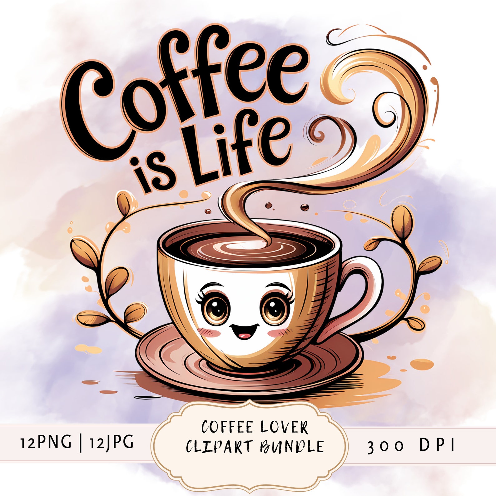 12 Caffeinated Designs for Coffee Lovers for Crafts, Sublimation, and ...