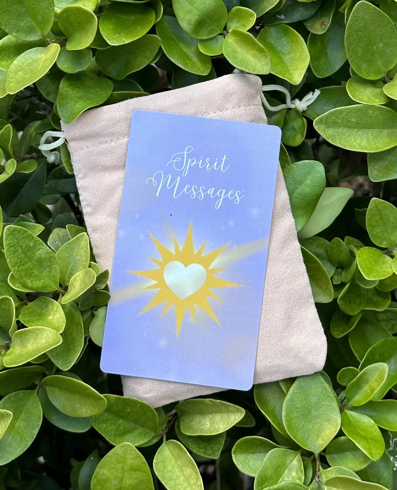 Spirit Messages Oracle Deck - Etsy
