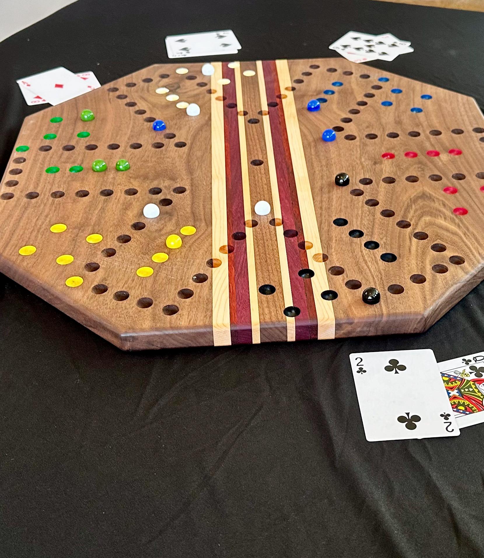 Cards & Marbles “carbles” Game Board - Etsy