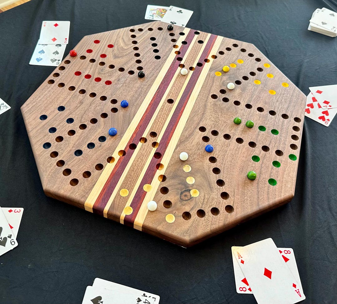 Cards & Marbles “carbles” Game Board - Etsy