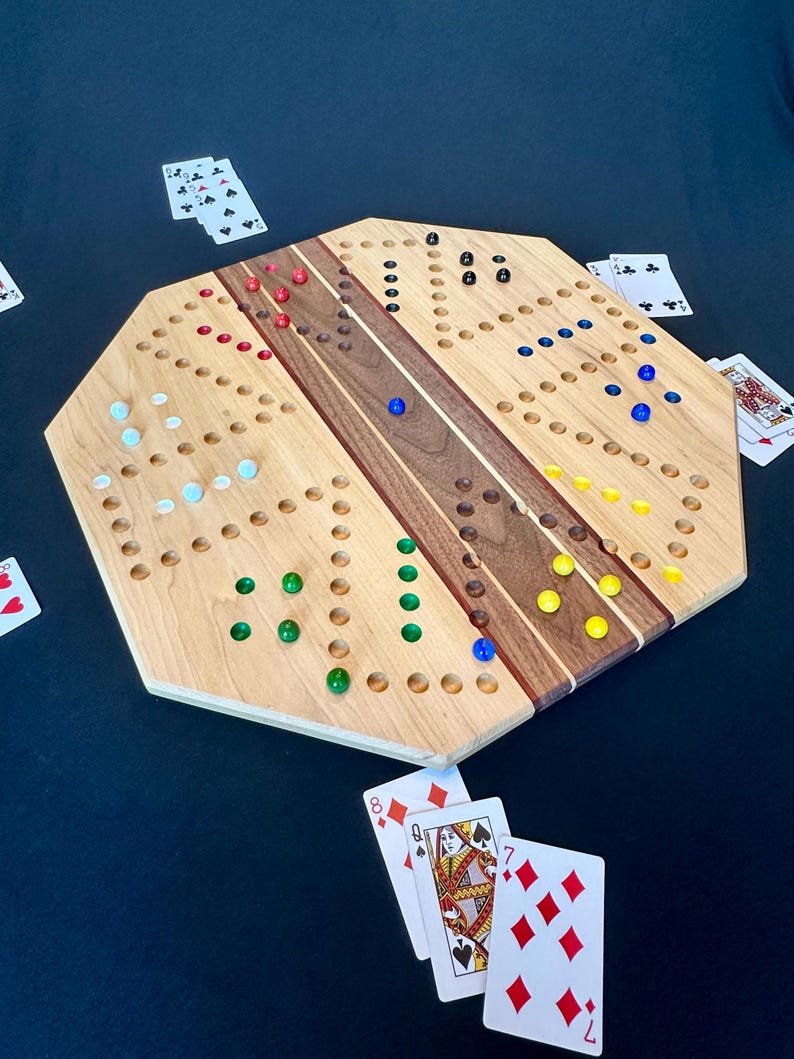 Cards & Marbles “carbles” Game Board - Etsy