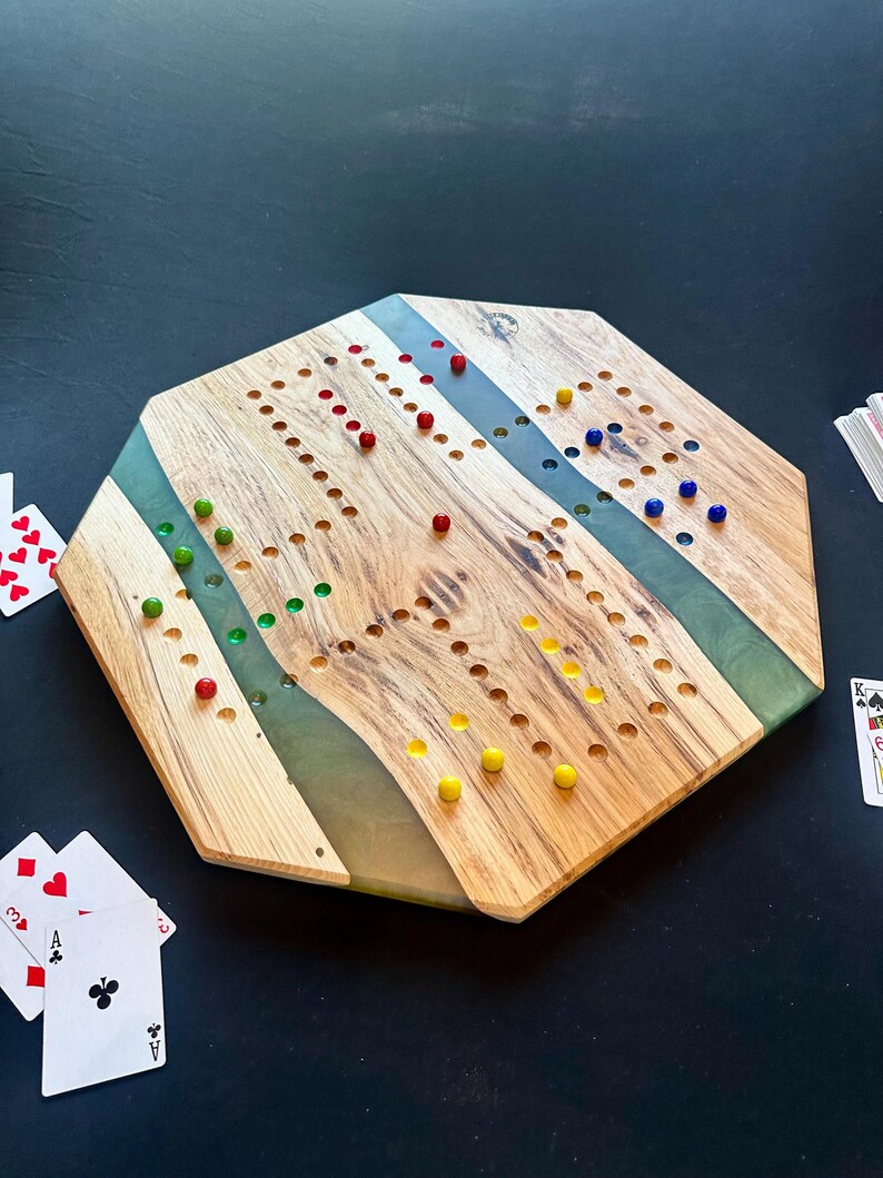 Cards & Marbles “carbles” Game Board - Etsy