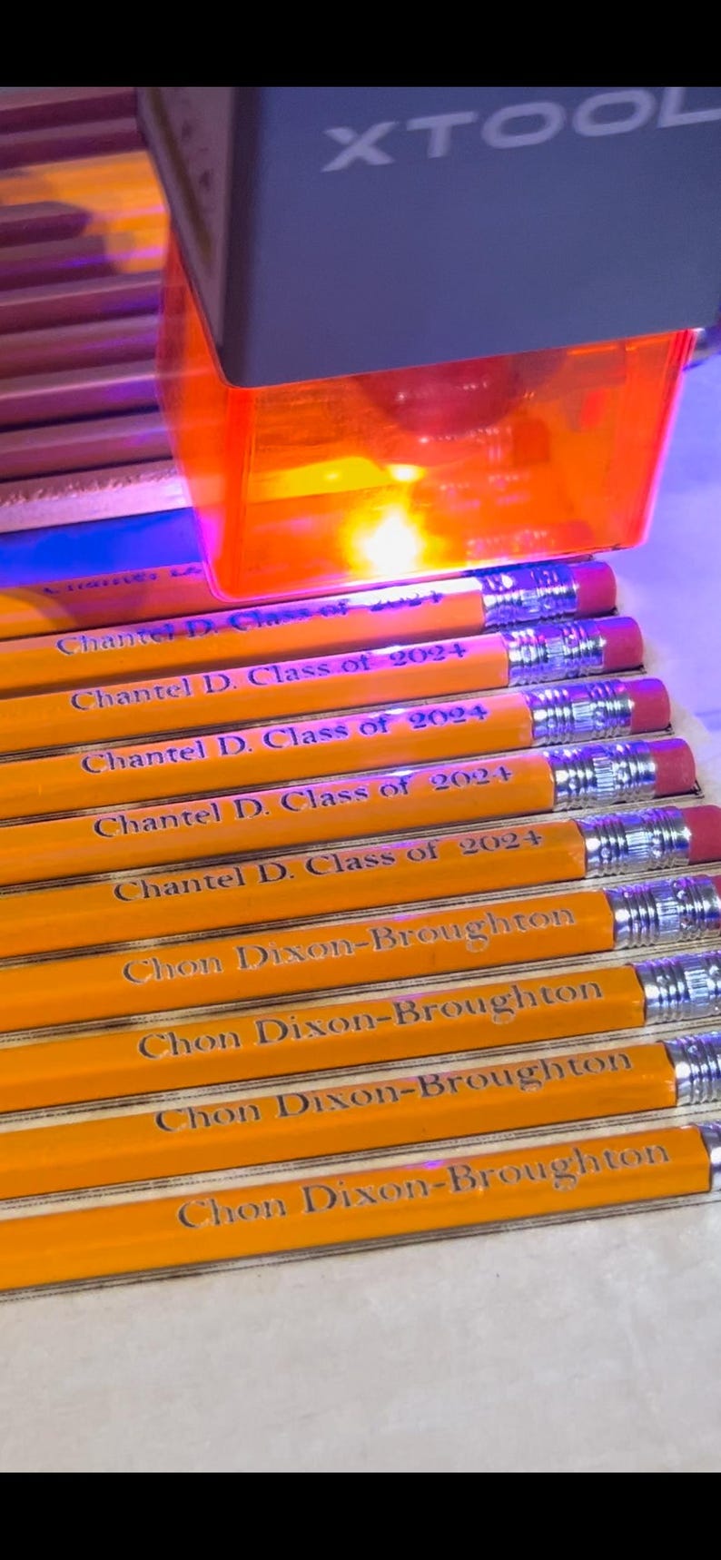 Lasered Engraved Personalized Pencils. - Etsy