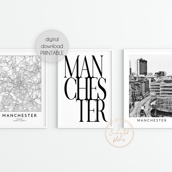 Manchester Print - Etsy UK