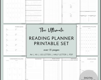 Printable Reading Log Instant Download Track Your Reading - Etsy