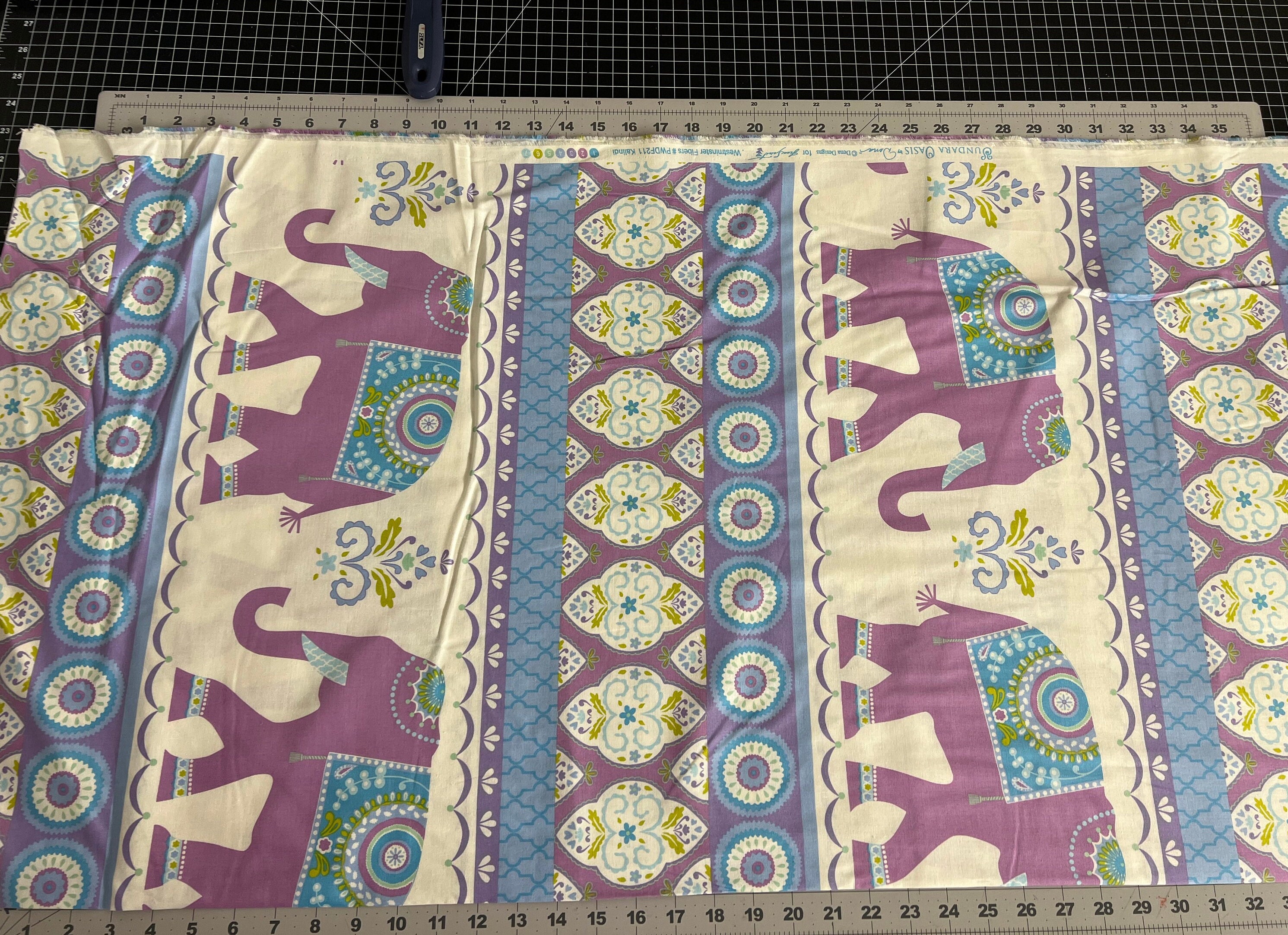 1 YRD Sundara Oasis by Dena Designs for Freespirit - PWDF211 ORCHI ...