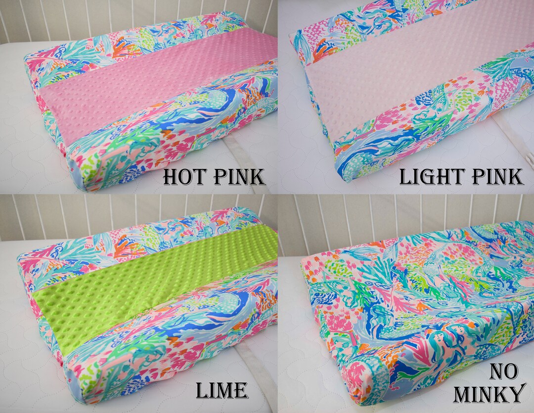 Baby Changing Pad Cover - Mermaid Palm Beach Nursery - Baby Shower Gift ...