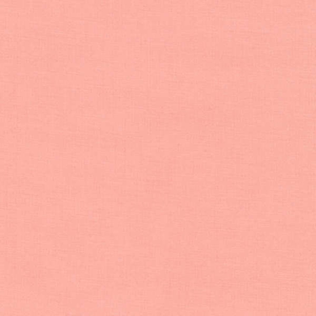 31" Piece - KONA Cotton PEACH 100% Quilting Cotton - Solid Cotton ...