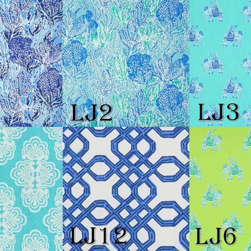 Lilly Pulitzer Fat Quarter - Etsy