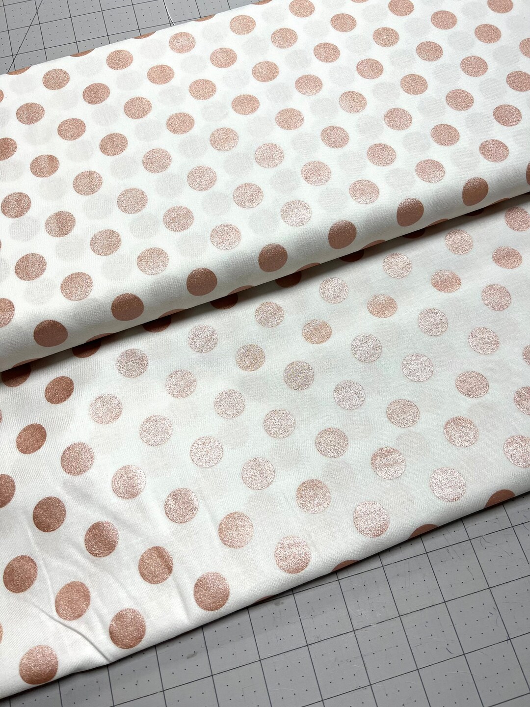 1 YRD Riley Blake Designs Sparkle Gold SC430 Rose Gold Sparkle 100% ...