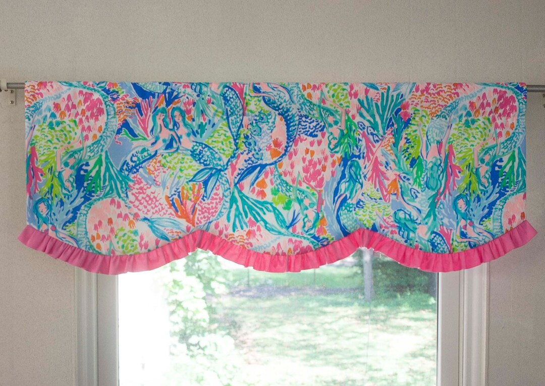Window Valance - Home Décor, Kids Room Valance, Dorm Room Valance ...