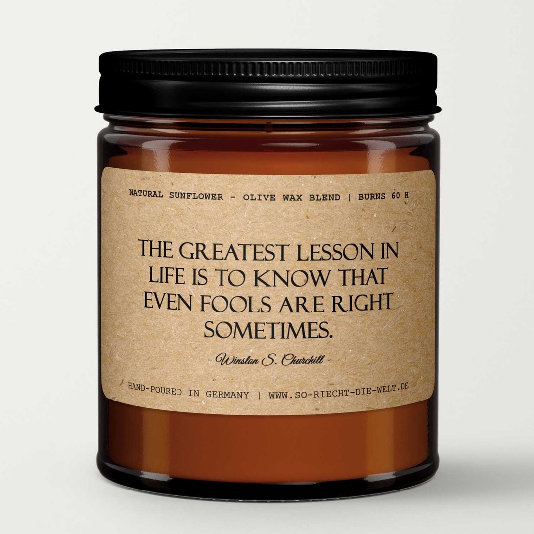 The Greatest Lesson in Life is to Know That Even Fools... Winston S ...