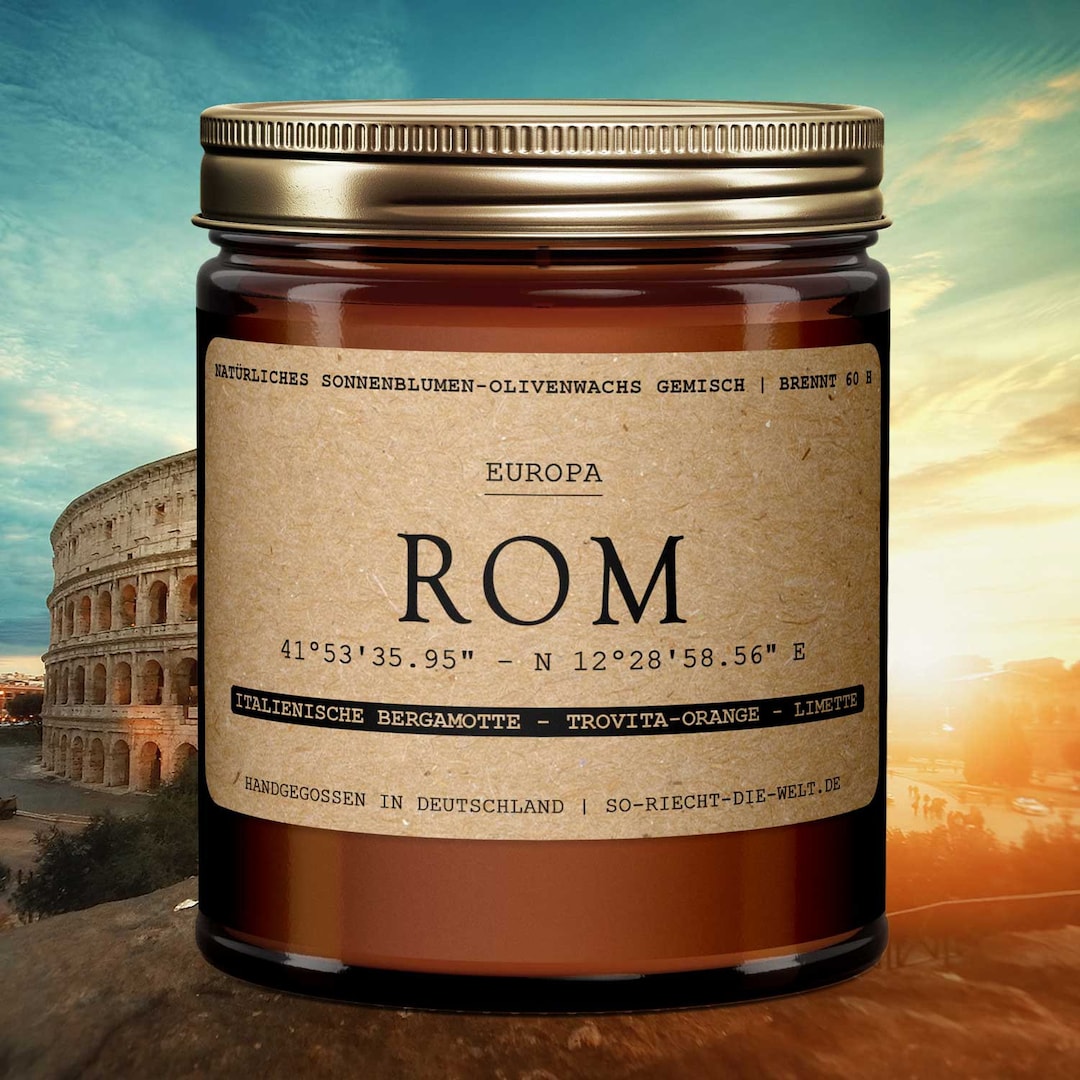 Rome Candle - Italian Bergamot | Trovita Orange | Lime - Etsy