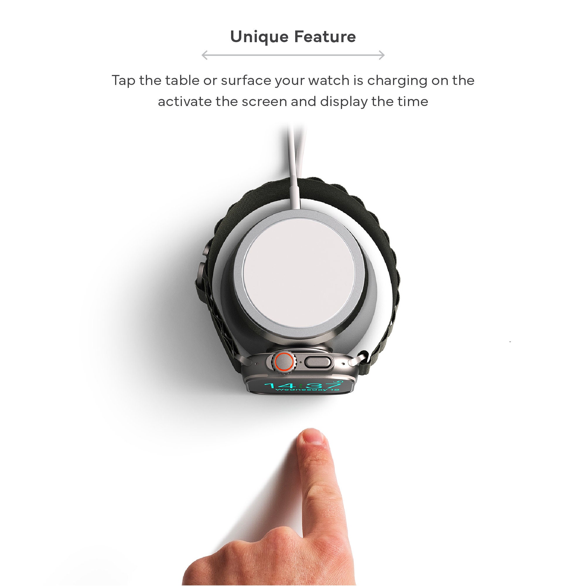 2 in 1 Magsafe and Apple Watch Combo Charging Station, Dual Charger ...