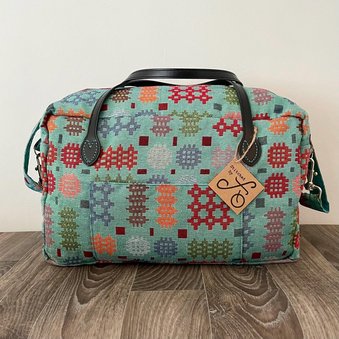 Handmade Weekend Away Bag in Welsh Blanket Tapestry. - Etsy UK