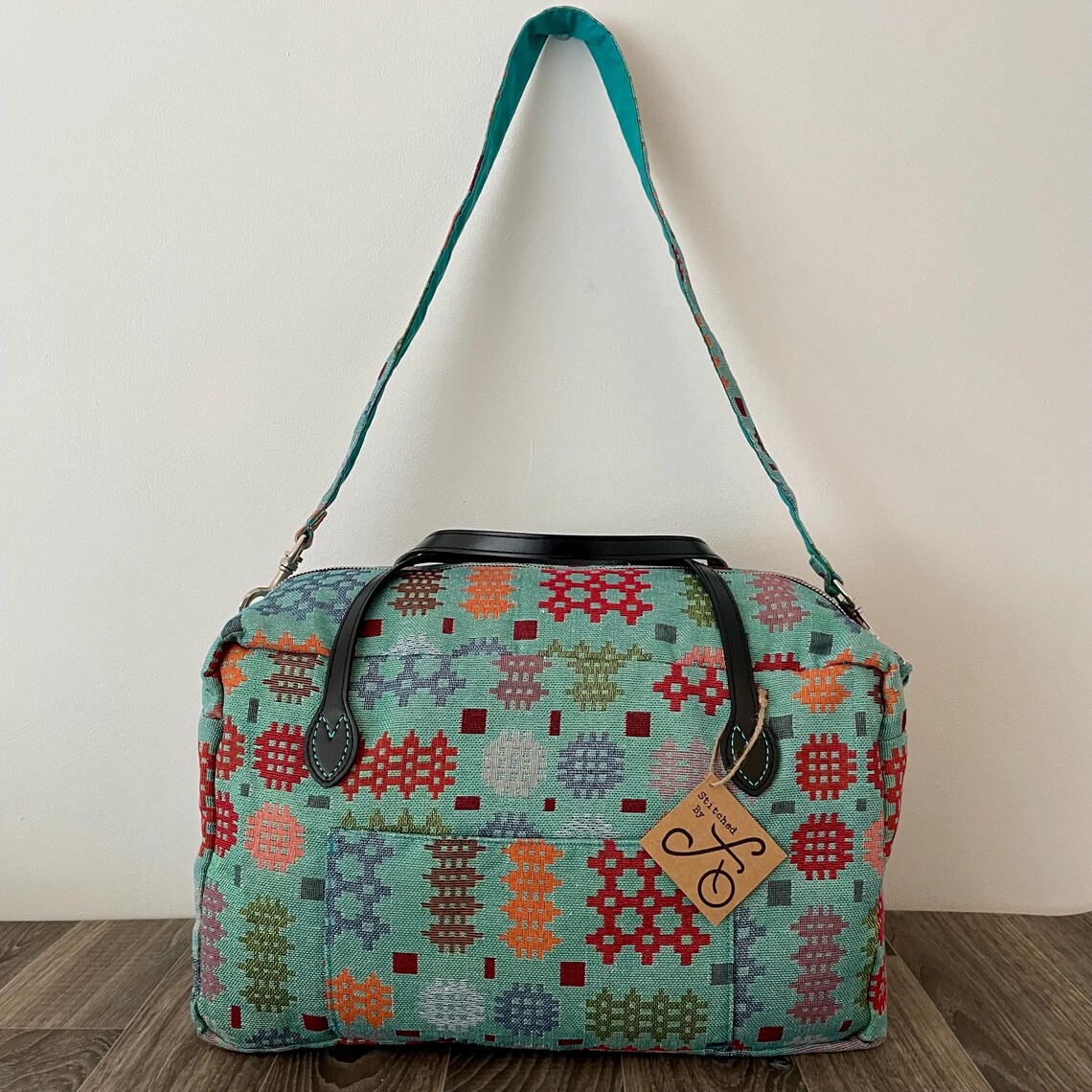 Handmade Weekend Away Bag in Welsh Blanket Tapestry. - Etsy UK