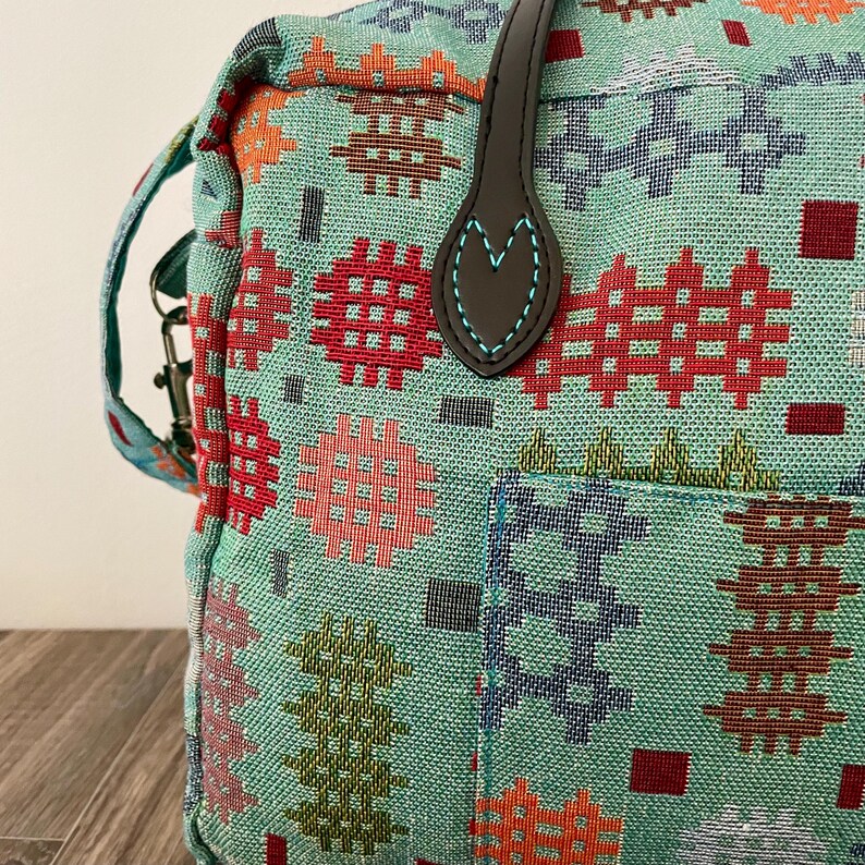 Handmade Weekend Away Bag in Welsh Blanket Tapestry. - Etsy UK