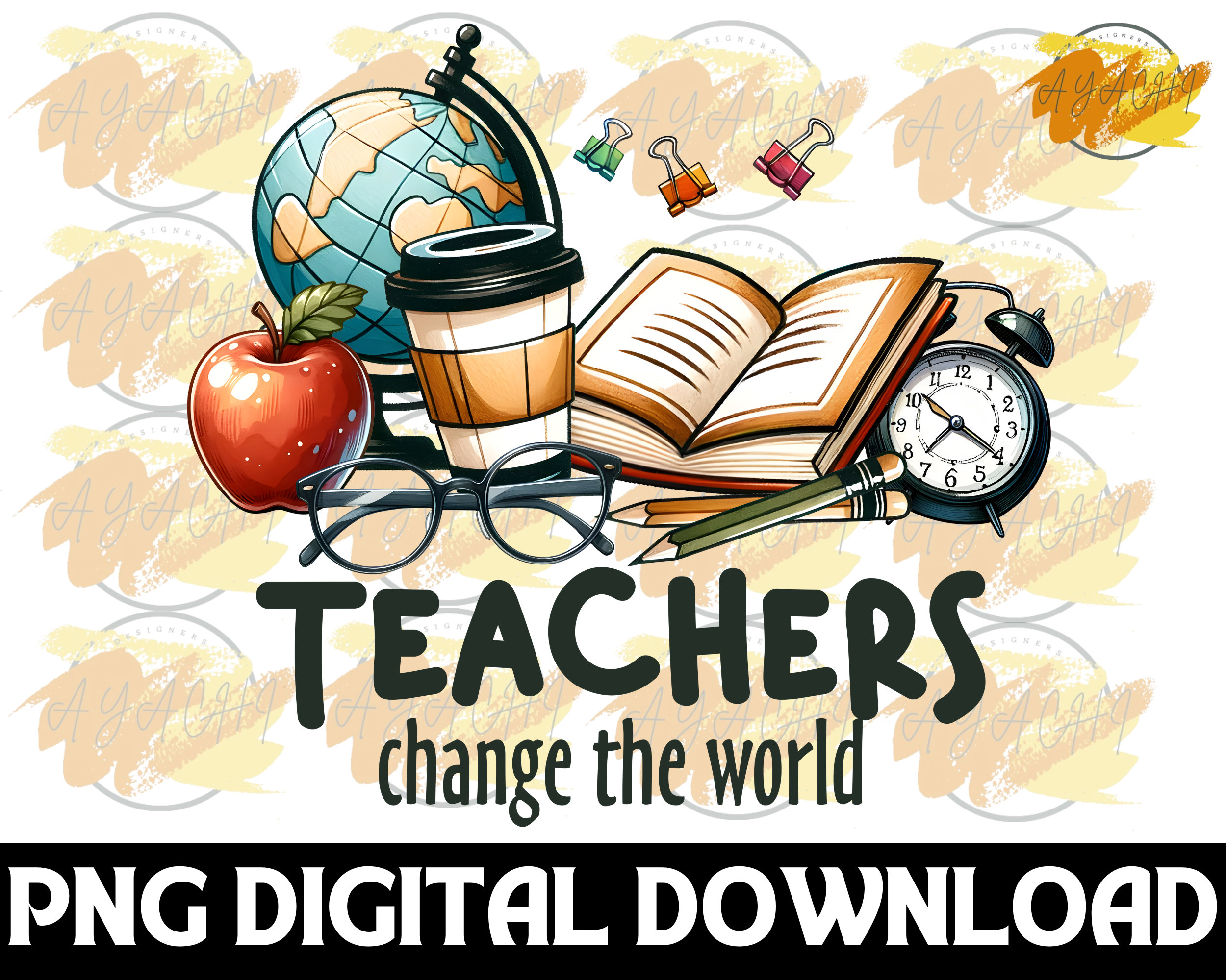 Teachers Change the World PNG Teacher Love Png , Teacher's Day Png ...