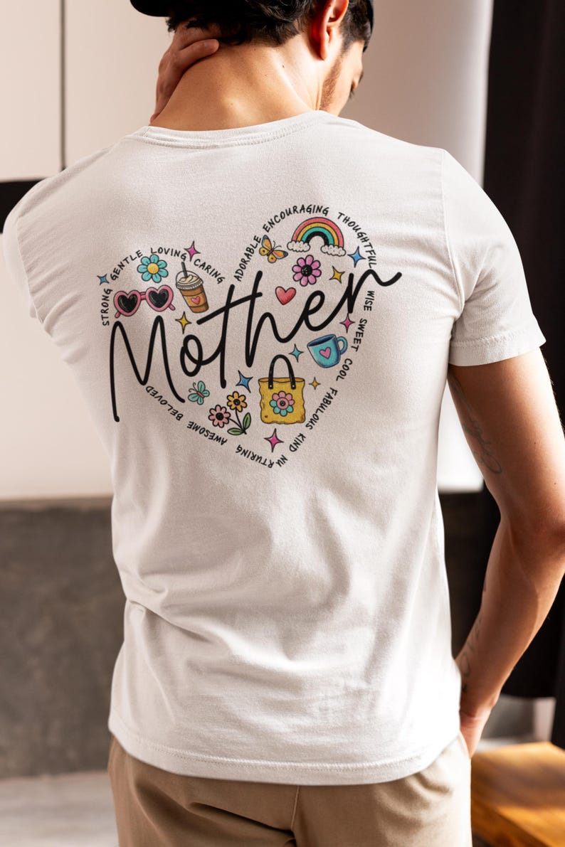 Retro Mama Heart PNG: Mother's Day Design (digital Download) - Etsy