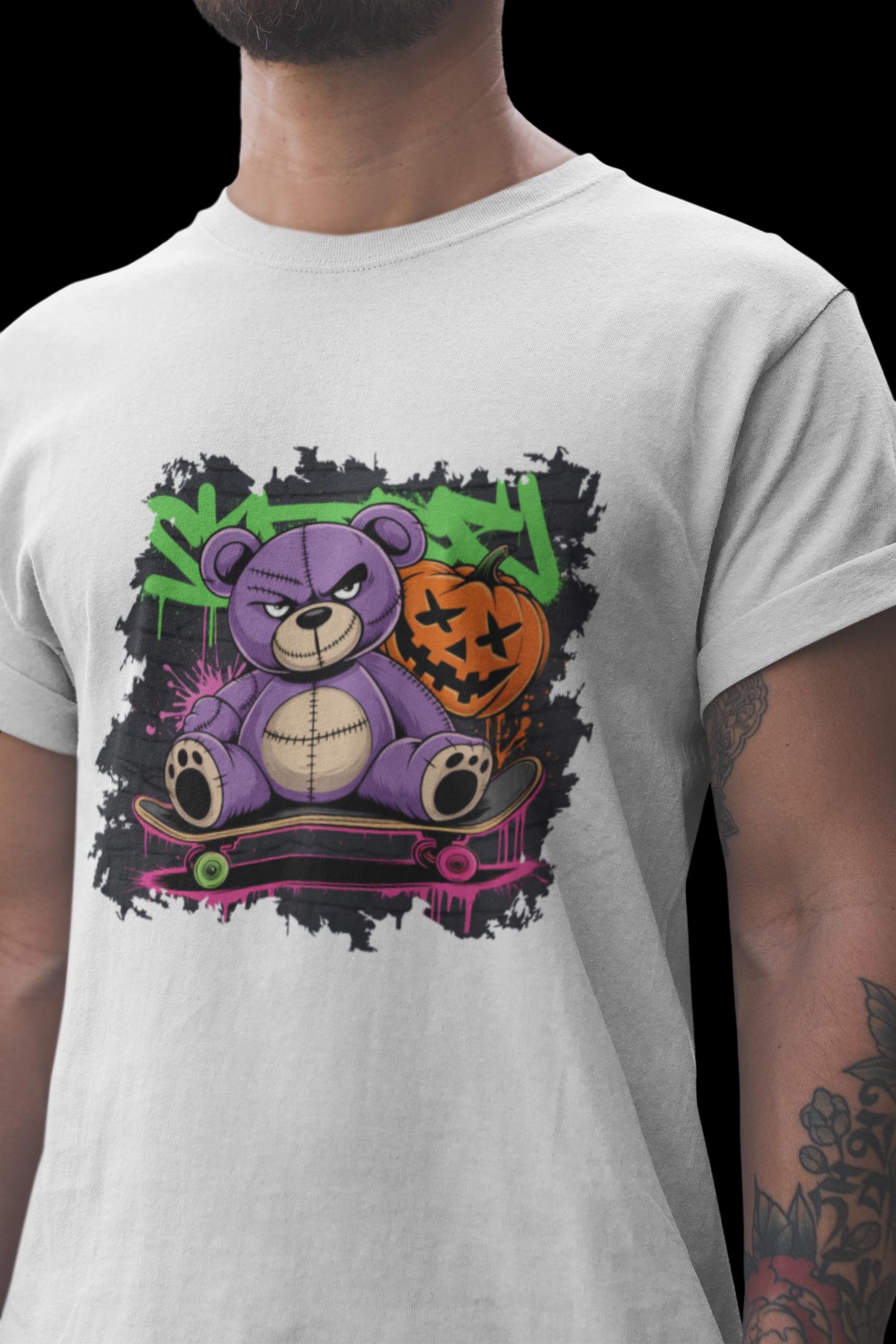 Voodoo Bear PNG: Scary Teddy Bear Halloween Clipart (digital Download ...