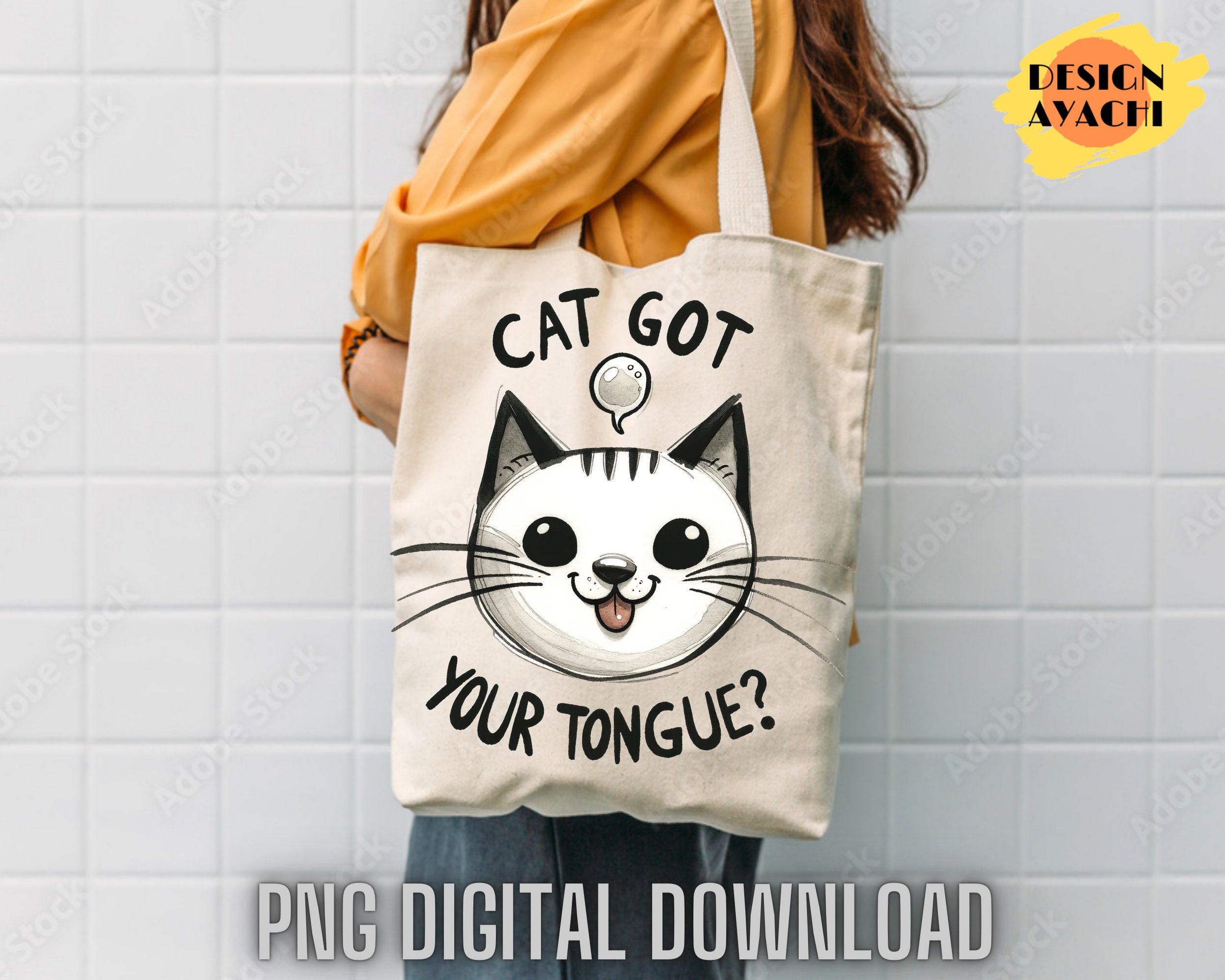 Cat Got Your Tongue PNG Cat Face Png, Cat Head Png, Cat Lover Png ...