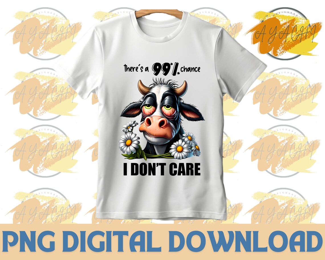 Sarcastic Cow PNG: Funny Quote Design (digital Download) - Etsy