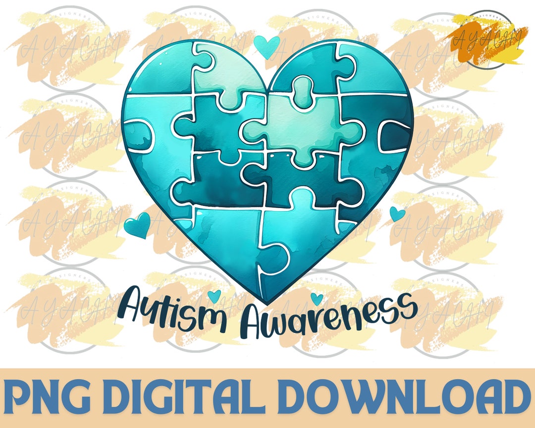 Autism Heart PNG - Autism Awareness Png , Autism Life Png , Autsim Png ...