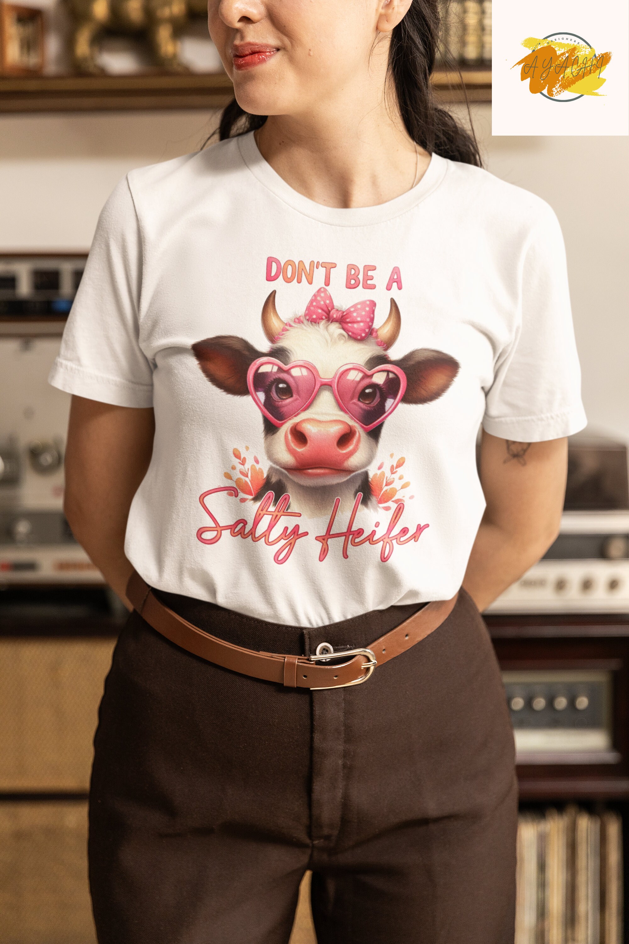 Salty Heifer Cow PNG: Funny Sarcastic Quote (digital Download) - Etsy