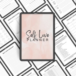 Self Love Journal, Printable Self Love Planner, Self Love Planner ...