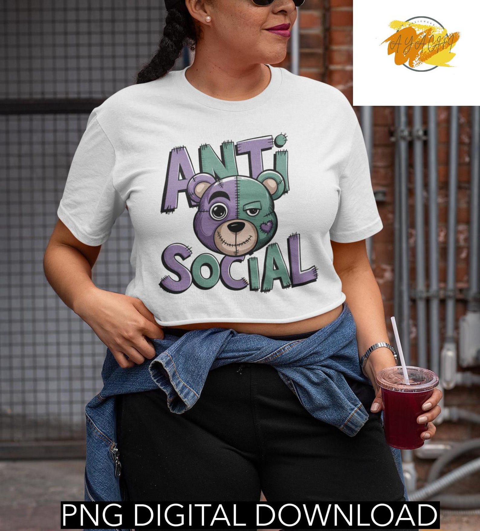 Anti Social Voodoo Bear Clipart - Voodoo Teddy Bear PNG, Scary Teddy ...