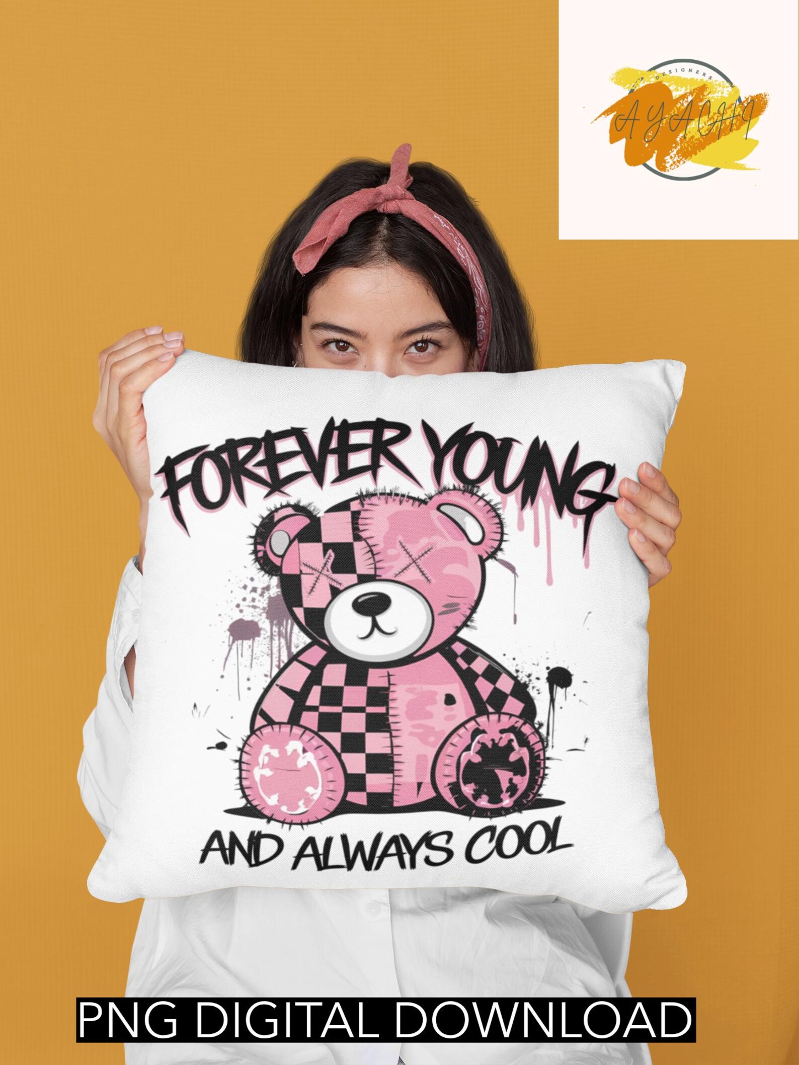 Voodoo Teddy Bear PNG: Forever Young Clip Art (digital Download) - Etsy