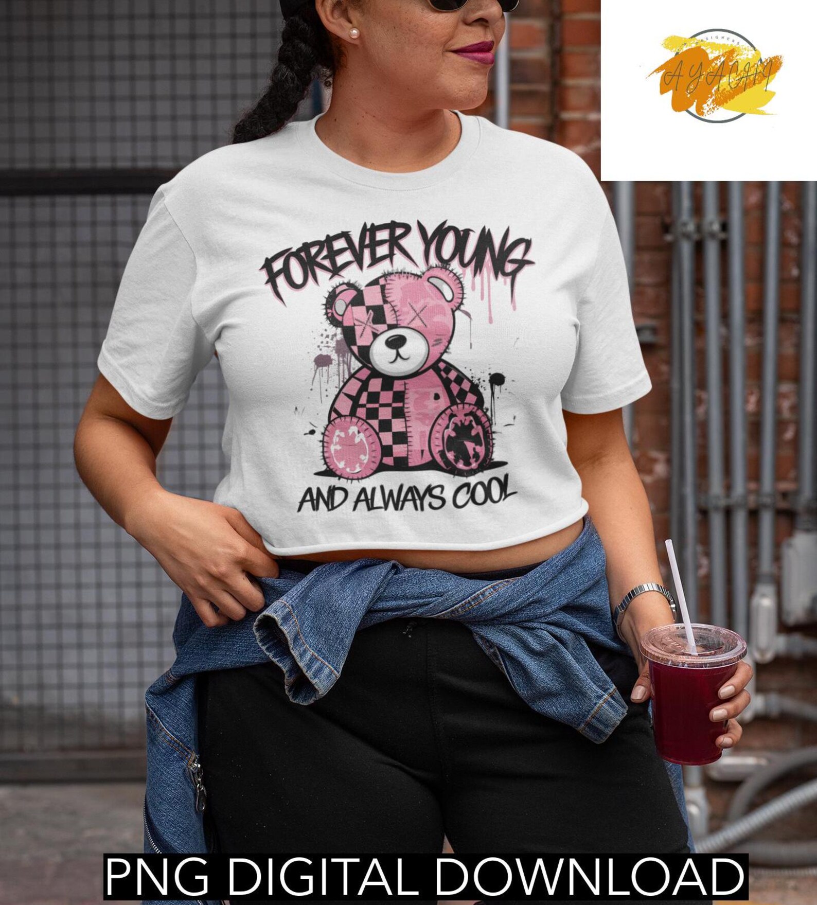 Voodoo Teddy Bear PNG: Forever Young Clip Art (digital Download) - Etsy