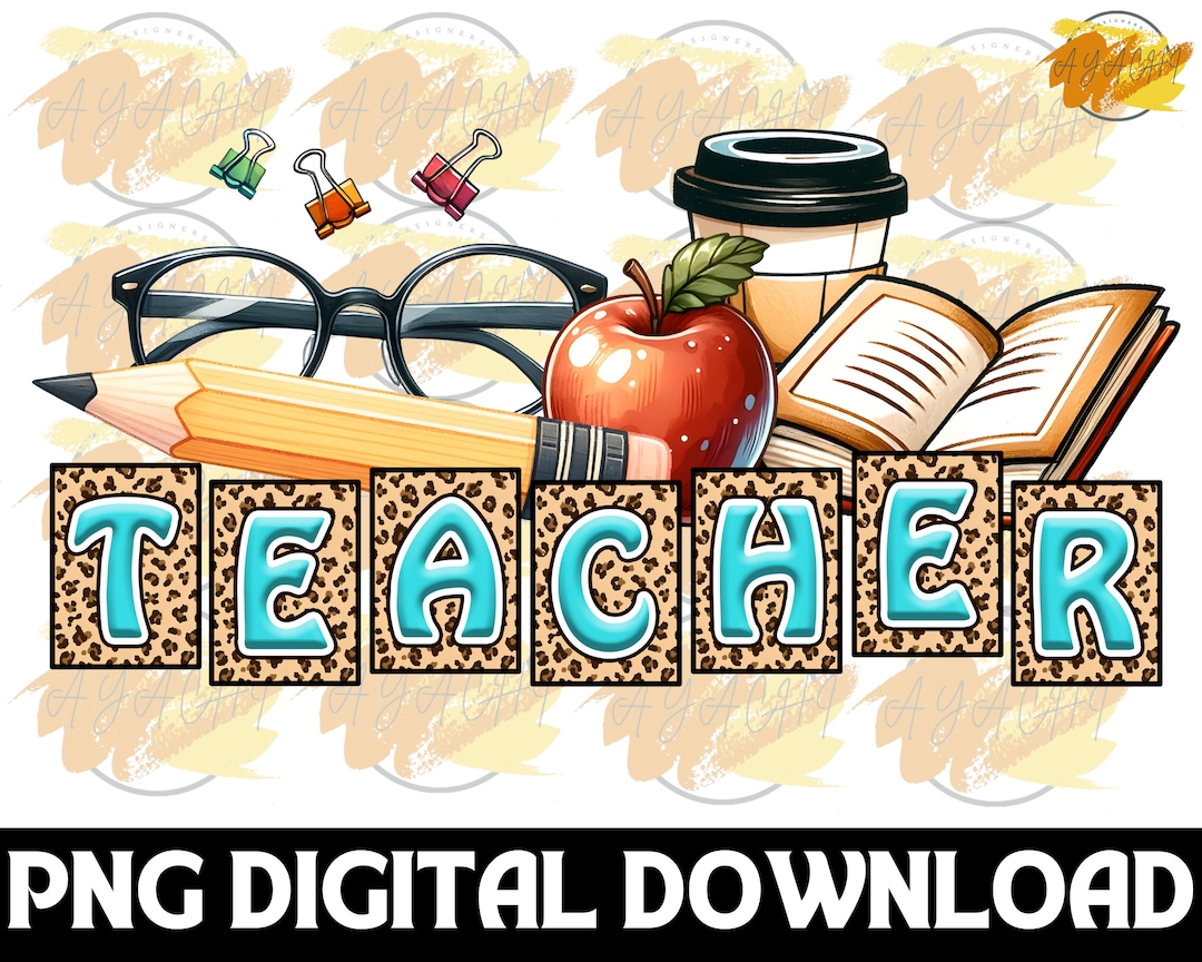 Teacher Life PNG: Sublimation Design (digital Download) - Etsy