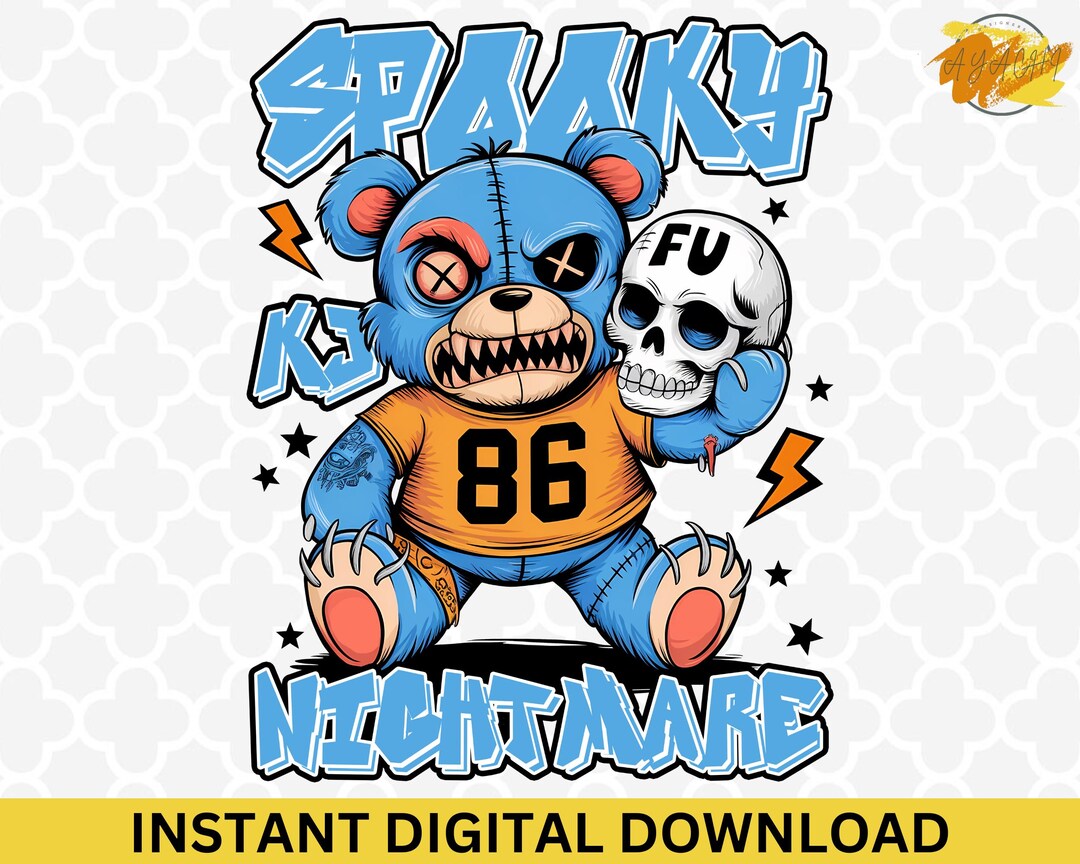 Spooky Bear Doll Clipart - Voodoo Bear PNG , Boo Bear Png, Scary Teddy ...