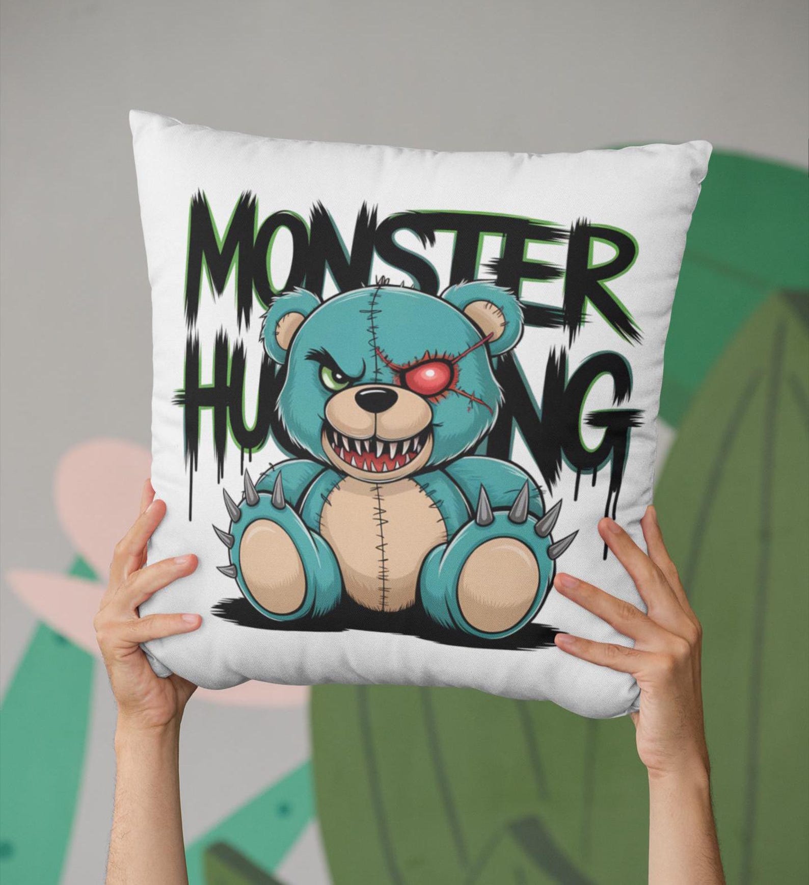 Monster Voodoo Bear Clipart: Scary Teddy Bear PNG (digital Download) - Etsy