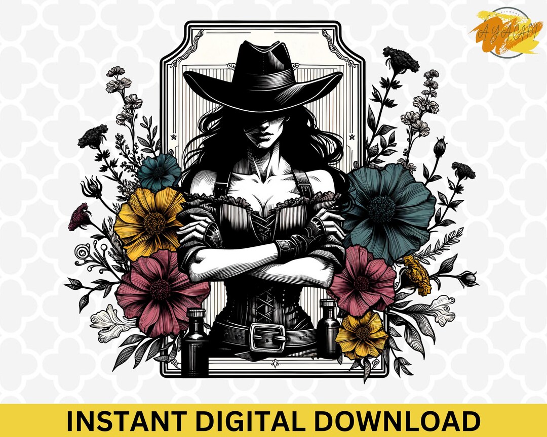 Funny Sassy Western Clipart - Sassy Retro Pin up Cowgirl, Sarcastic Png ...
