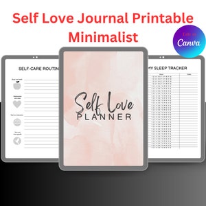 Self Love Journal, Printable Self Love Planner, Self Love Planner ...