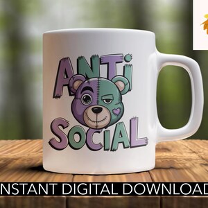 Anti Social Voodoo Bear Clipart - Voodoo Teddy Bear PNG, Scary Teddy ...