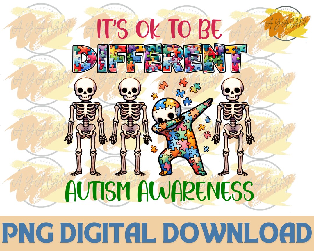 It's Ok to Be Different PNG - Autism Awareness Png , Autism Acceptance ...