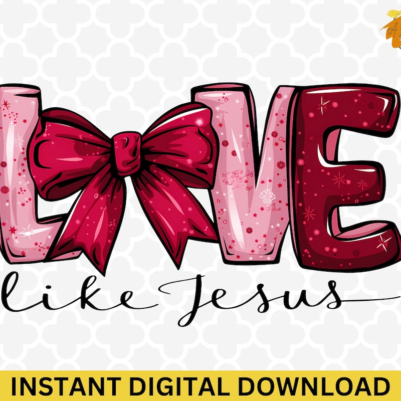 Love Like Jesus Png - Etsy
