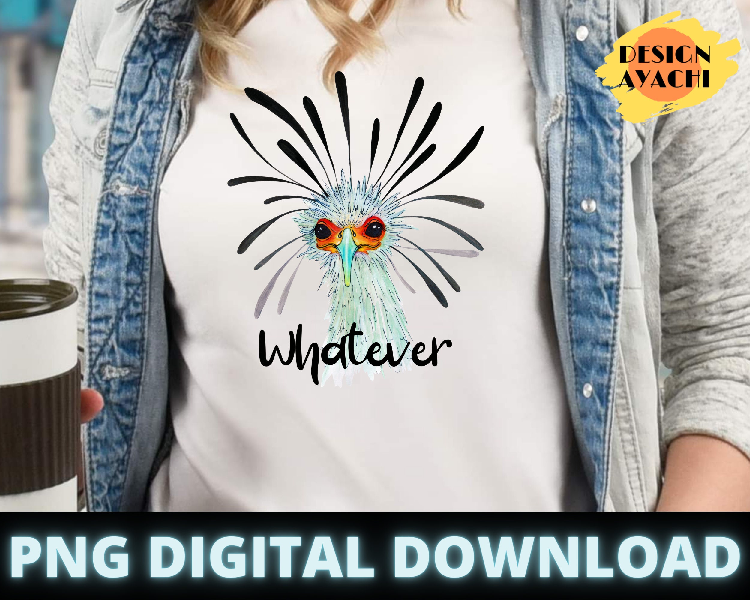 Whatever PNG Funny Peacoock Design, Peacoock Subimation, Funny ...