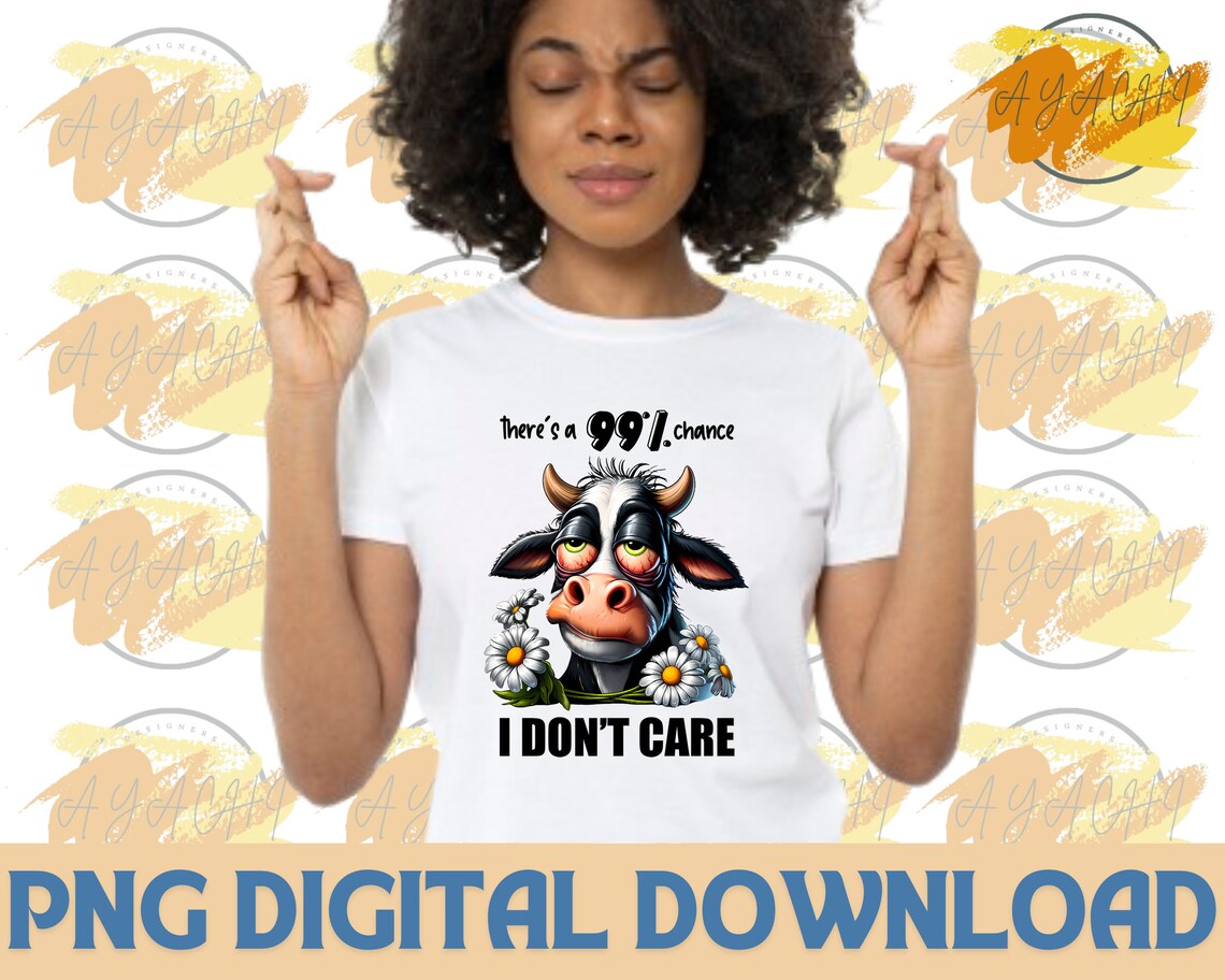 Sarcastic Cow PNG: Funny Quote Design (digital Download) - Etsy